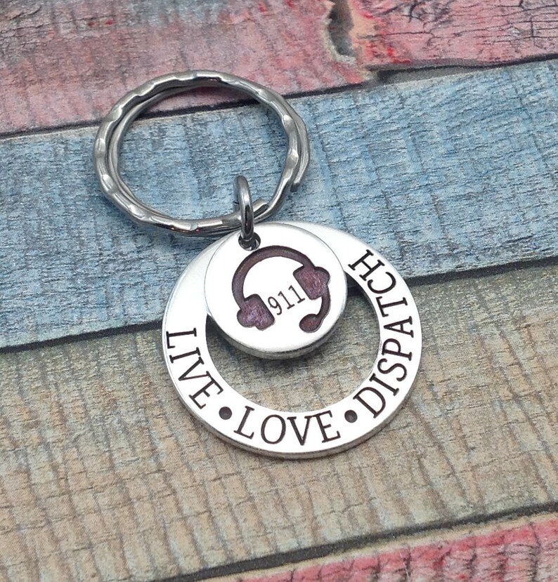 911 Dispatcher GIFT Live Love Dispatch Thin Gold Line | Etsy