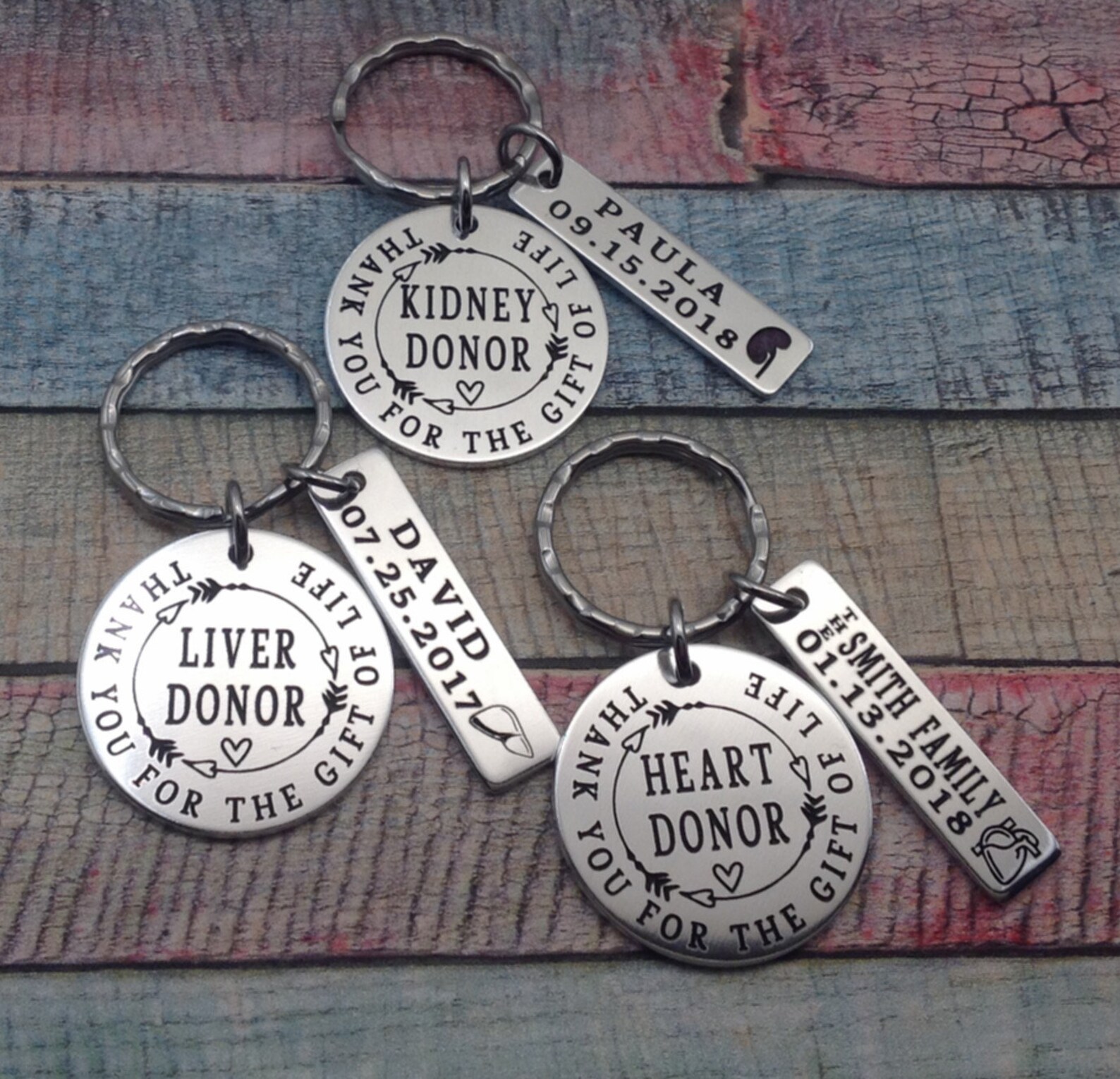 Organ Donor Gift Organ Recipient Key Chain Kidney Donor - Etsy UK