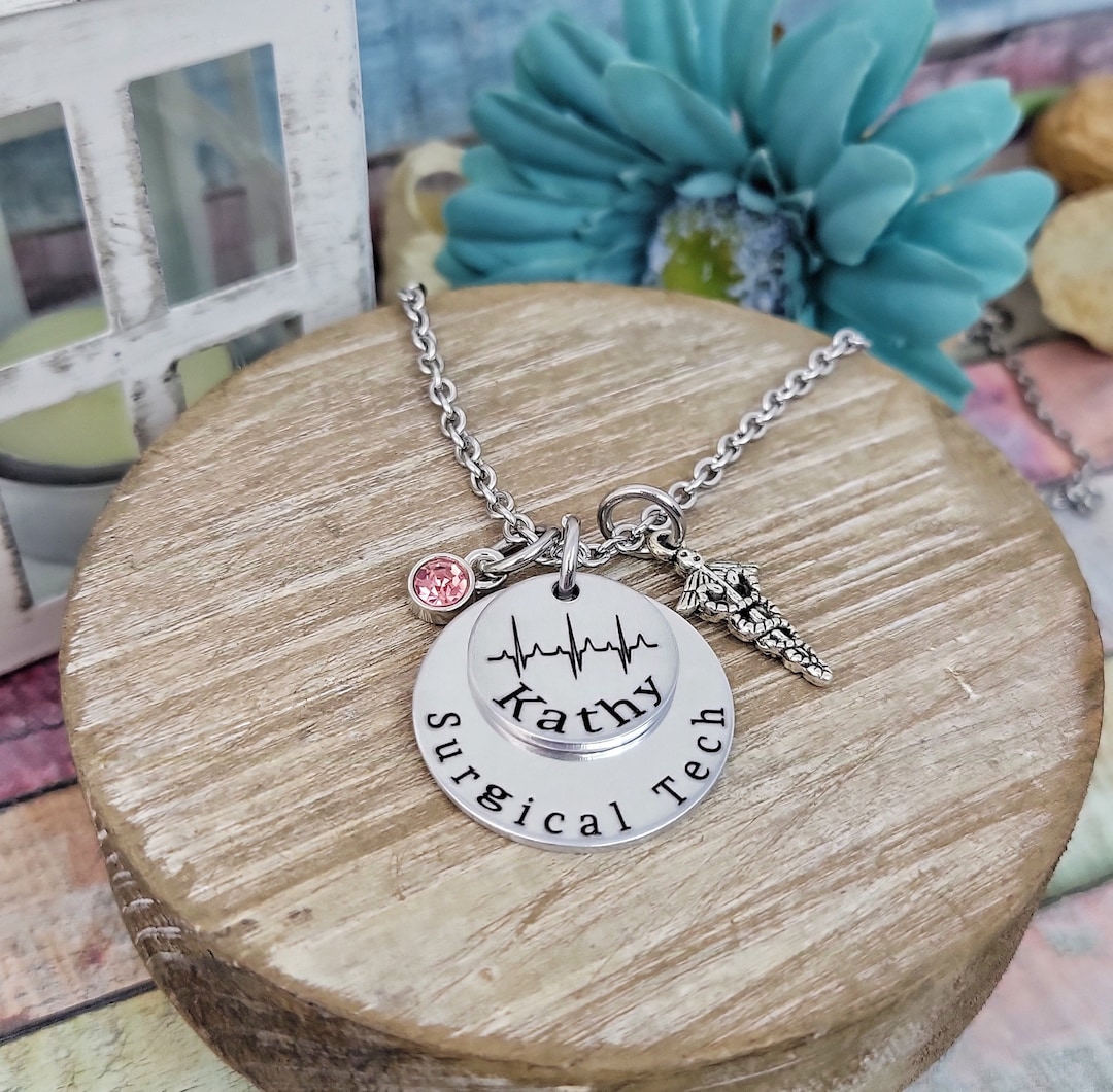 Surgical Tech Gift, Surgical Technologist Jewelry, Surgical Technician ...