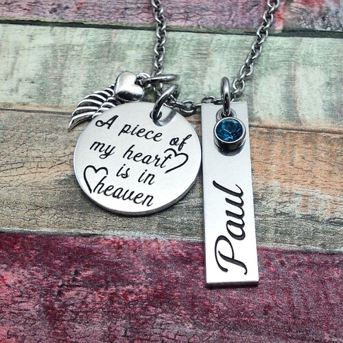 Memorial Jewelry Funeral Gift in Loving Memory Jewelry - Etsy