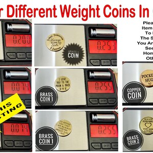 Custom Message Coin, Custom Pocket Coin, Gift for Him, Anniversary Gift ...