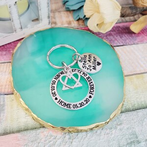 Adoption Key Chain, Adoption Gift, Adoption Celebration, Adoption ...