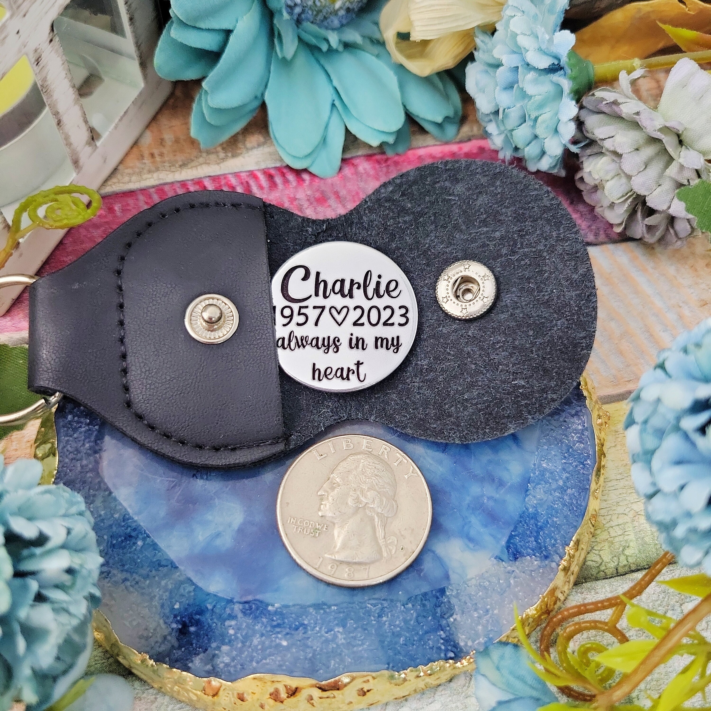 Memorial Coin, in Loving Memory, Pocket Coin Memorial, Memorial ...