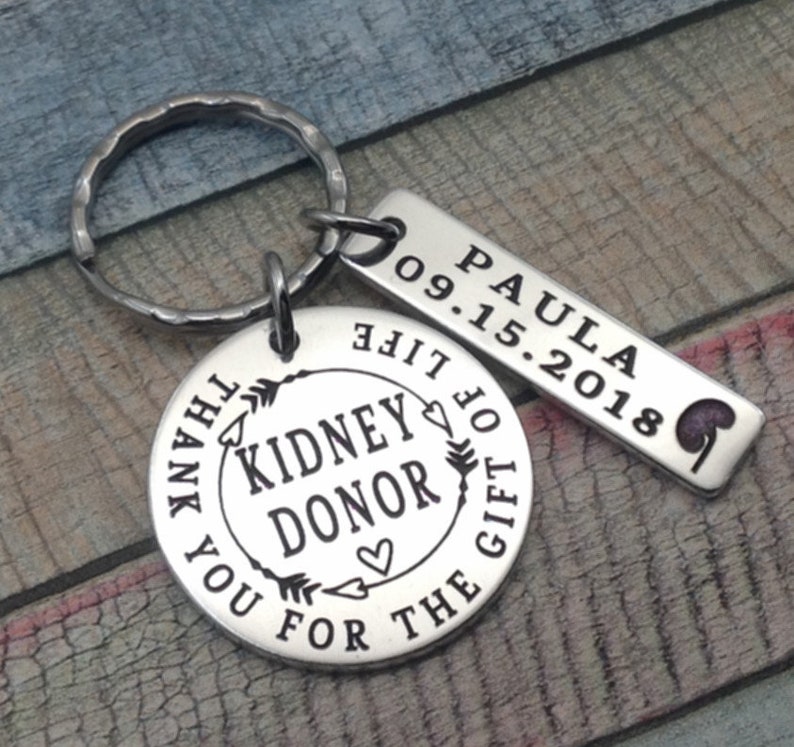 Organ Donor Gift, Organ Recipient Key Chain, Kidney Donor, Liver Donor ...