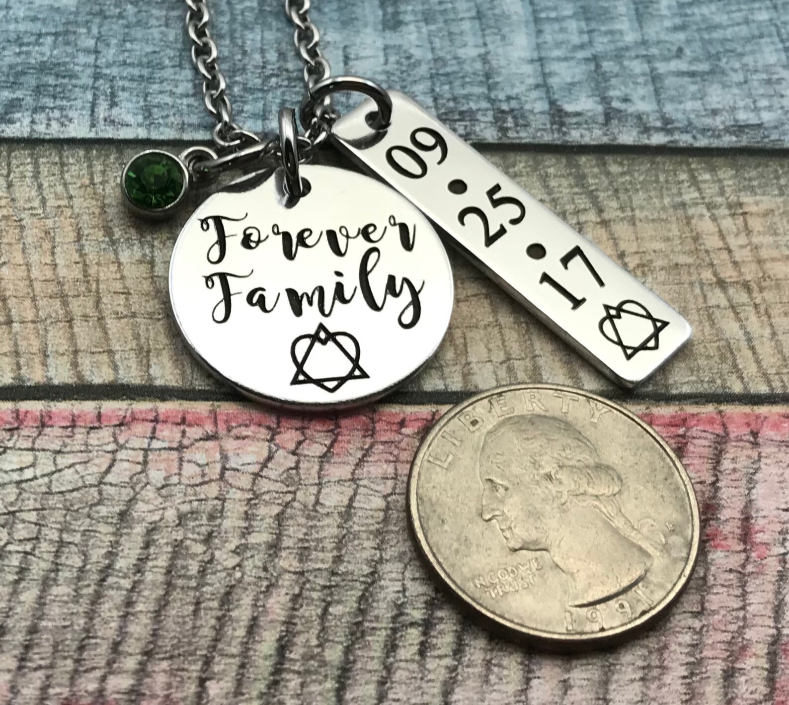 Forever Family Adoption Necklace Gotcha Day Gift Adoptive - Etsy