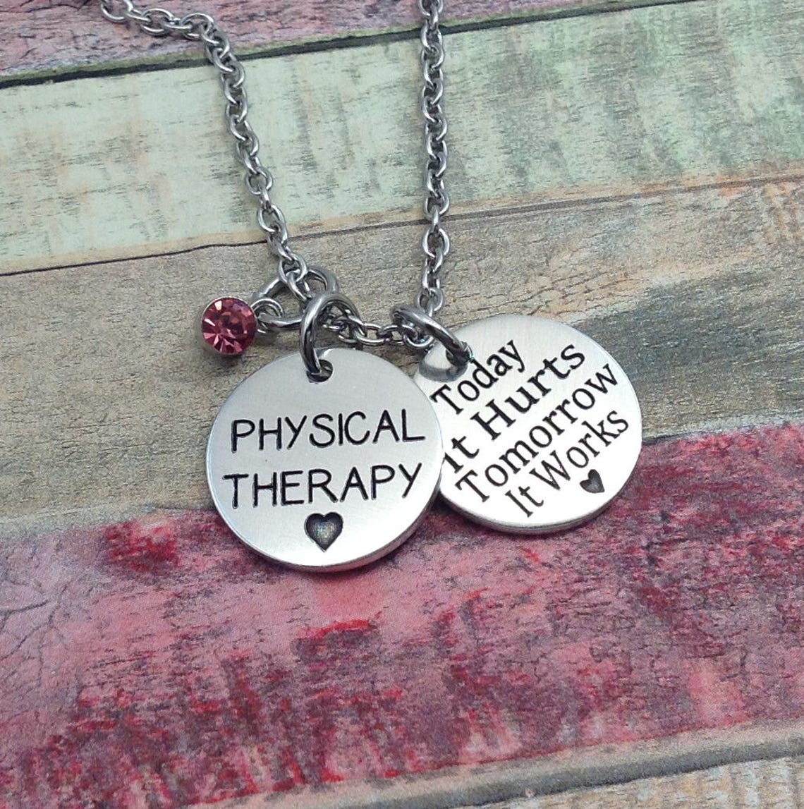 Physical Therapist Jewelry DPT Gift PT PTA Physical - Etsy
