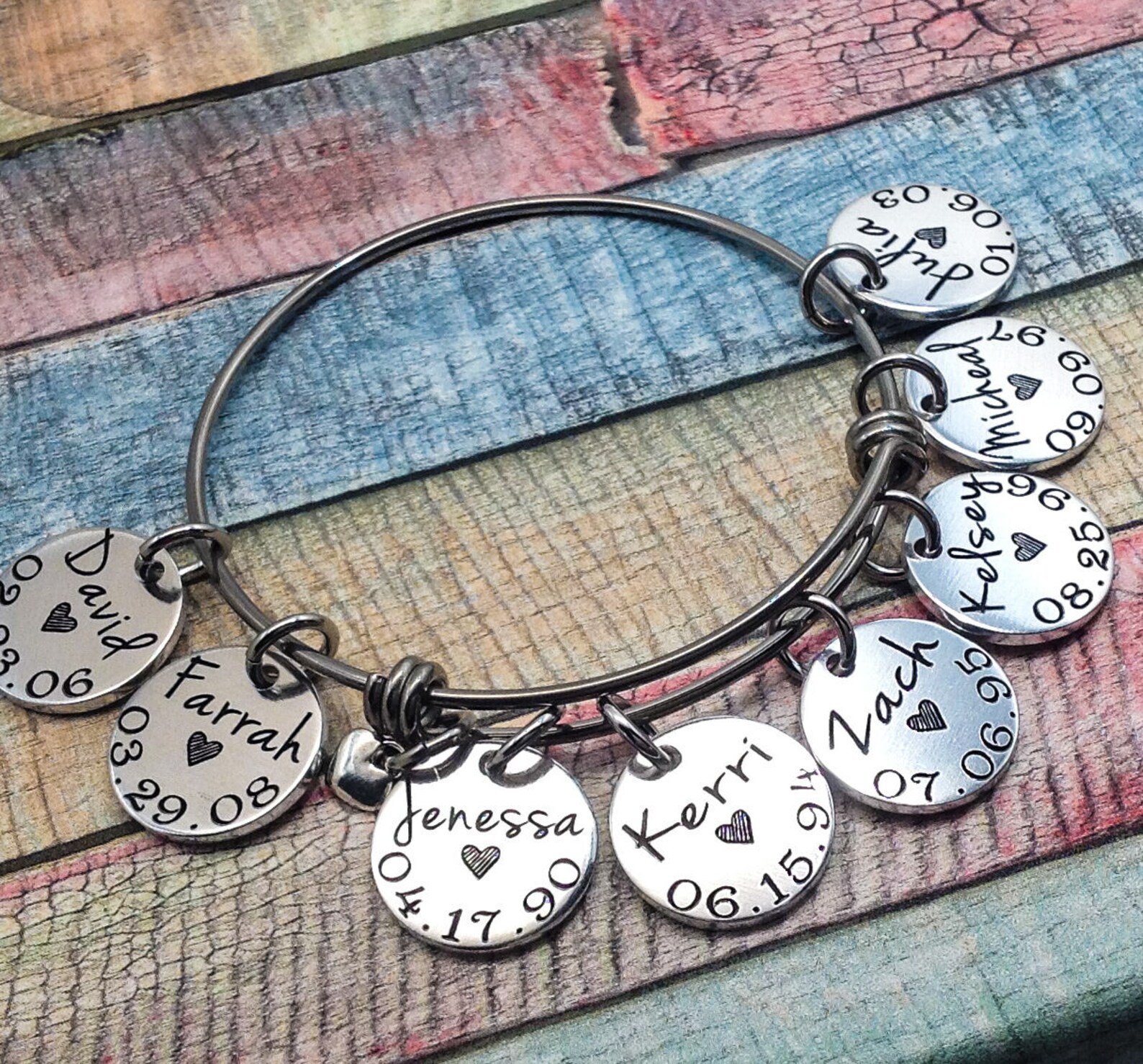 Personalized Bracelet Mom Bracelet Personalized Grandma | Etsy