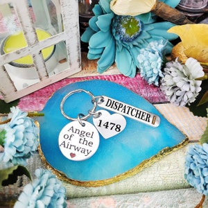 911 Dispatcher GIFT, Thin Gold Line, Angel of the Airway, DISPATCHER ...