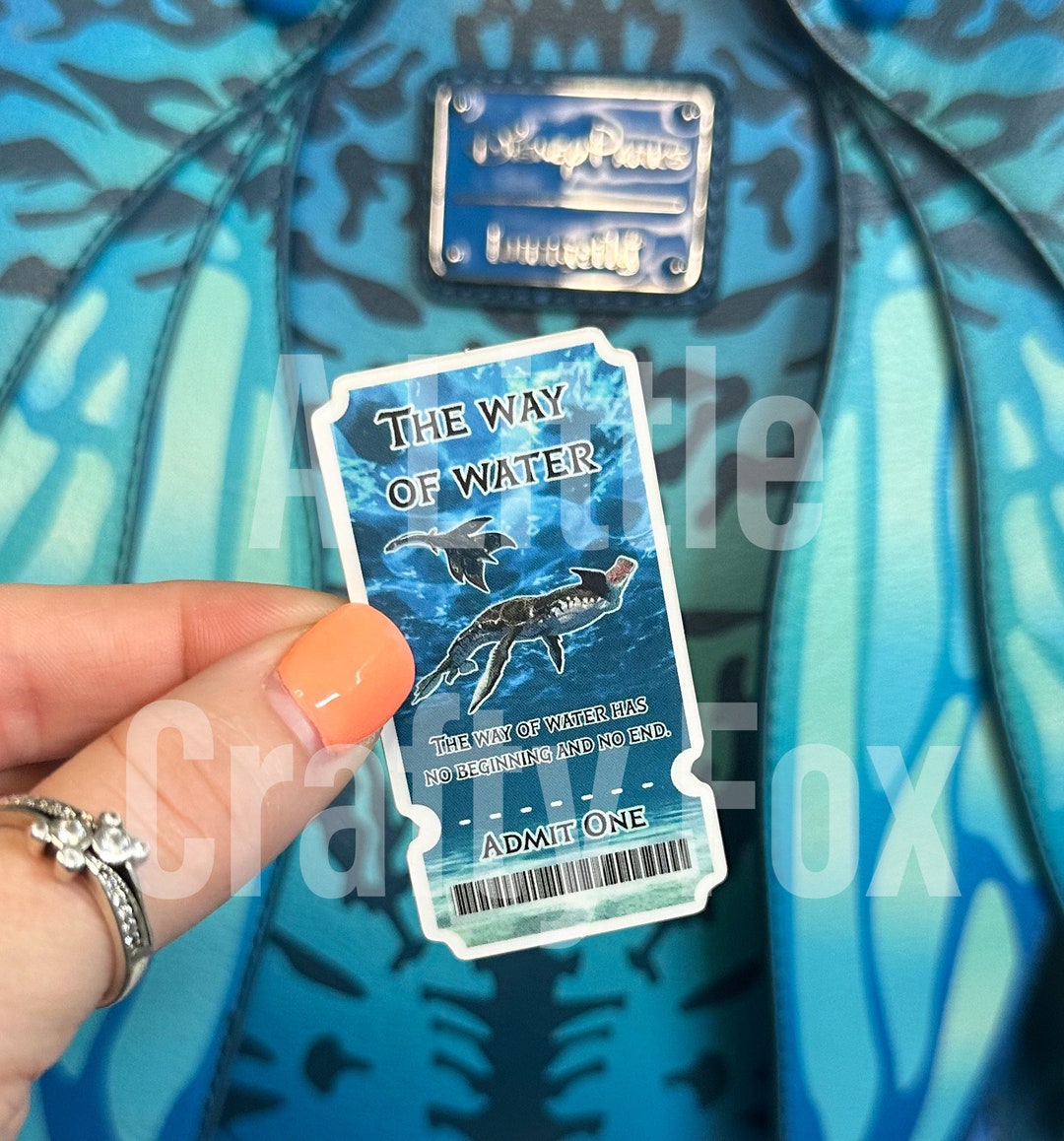 The Way of Water Avatar Pandora Movie Ticket Sticker - Etsy