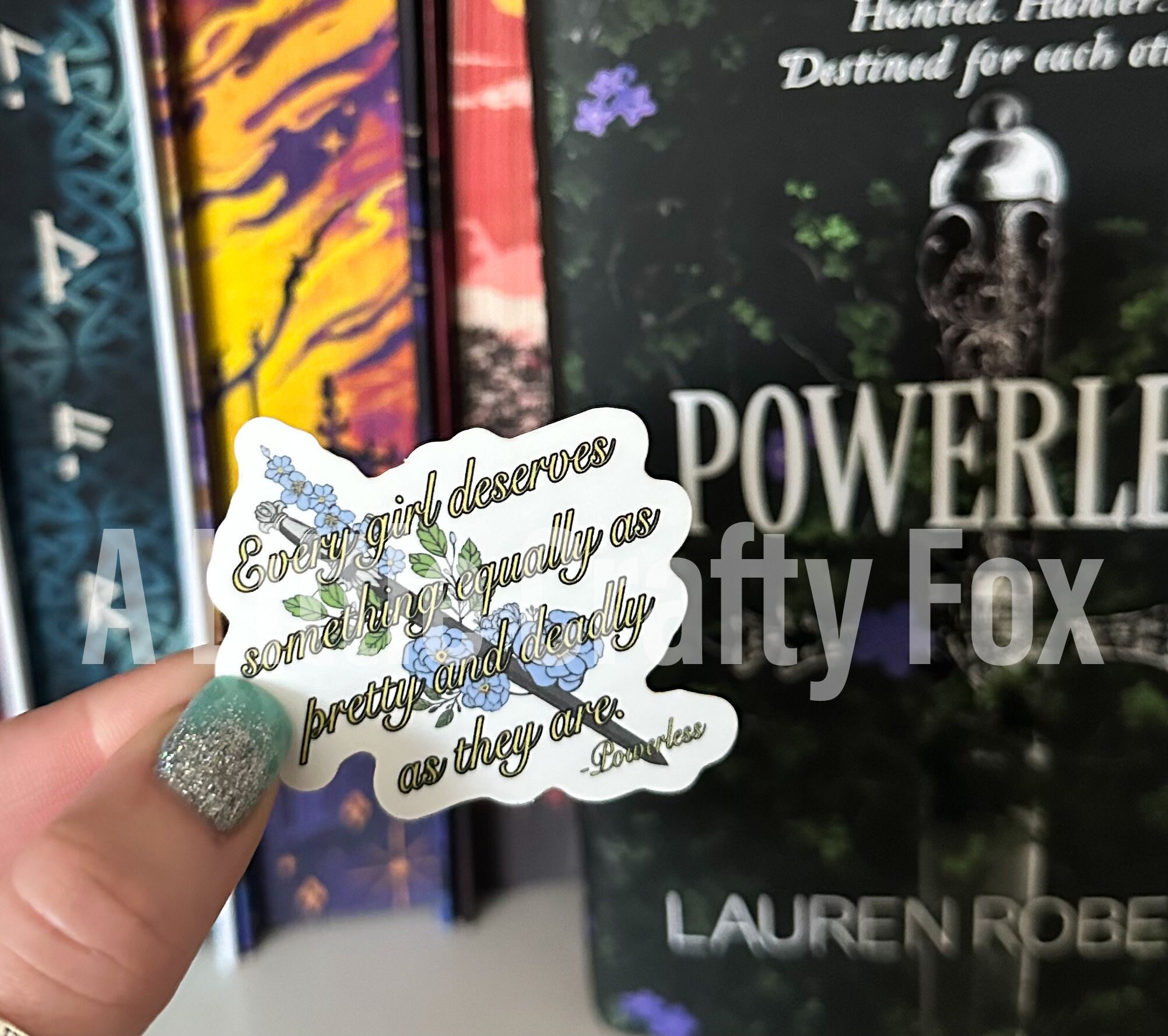 Pretty and Deadly Powerless Inspired Sticker - Etsy