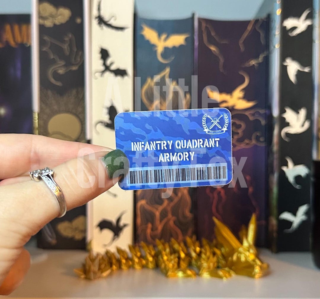 Infantry Quadrant Armory Pass Officially Licensed Fourth Wing Inspired ...