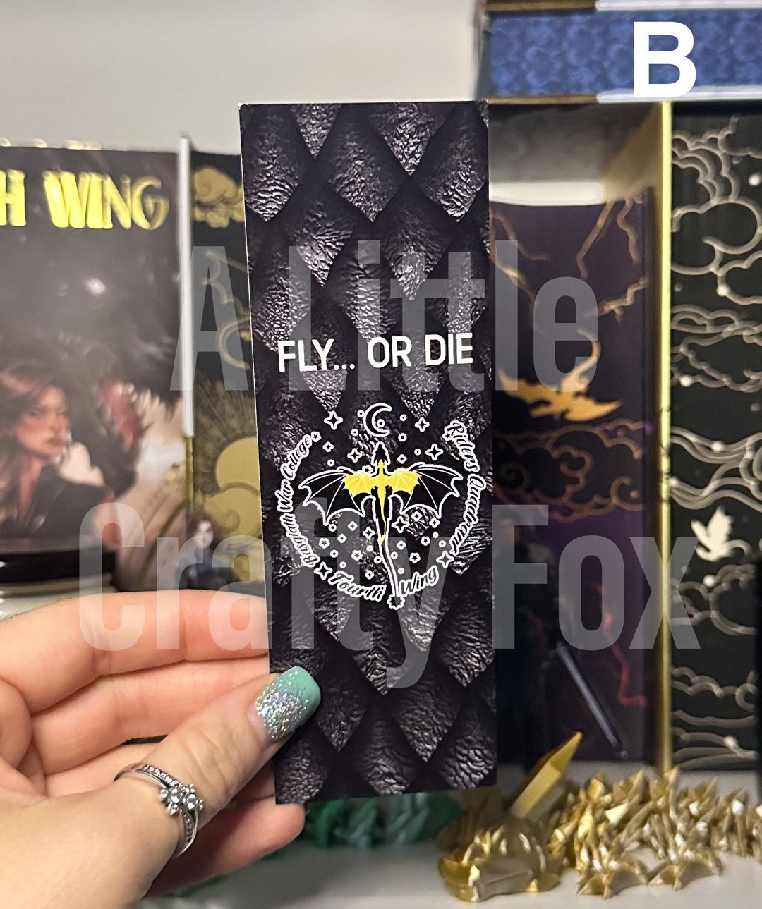 Fourth Wing Taglines Inspired Officially Licensed Dragon Bookmark - Etsy