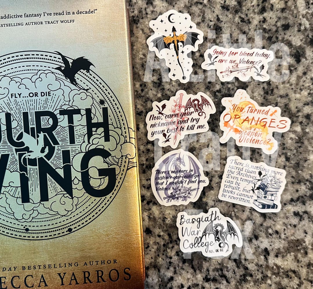 The Originals Fourth Wing Sticker Pack: Officially Licensed Bookish ...