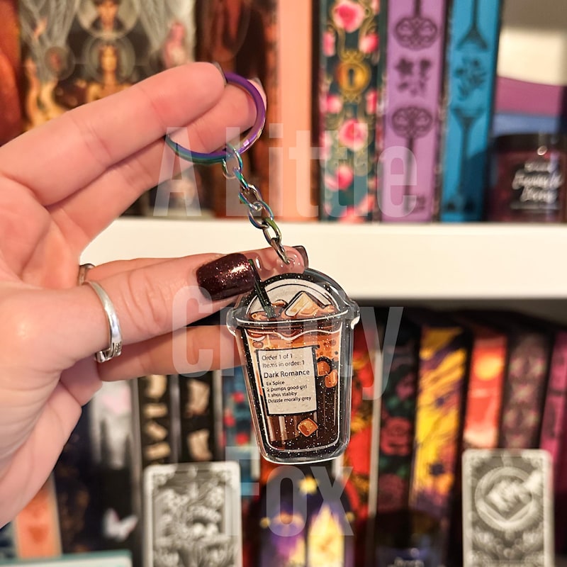 Bookish Keychain - Etsy