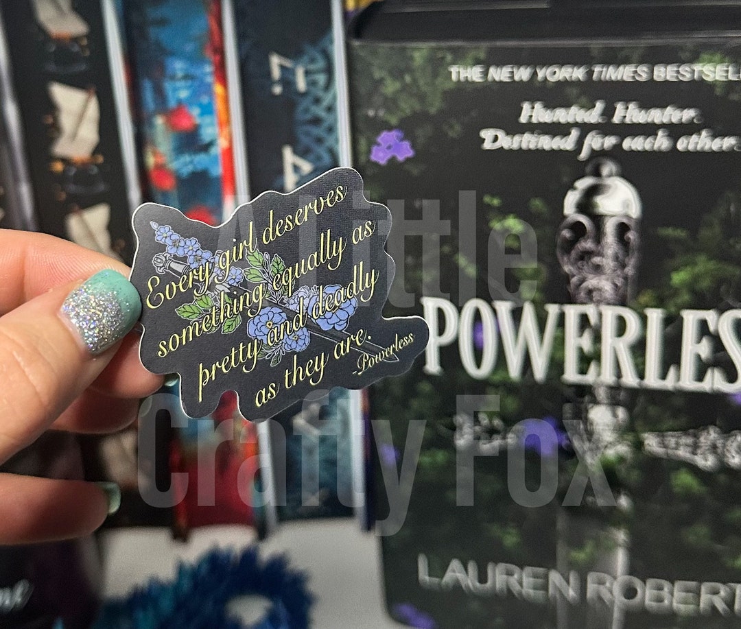 Pretty and Deadly Powerless Inspired Sticker | Bookish Sticker | Kindle ...