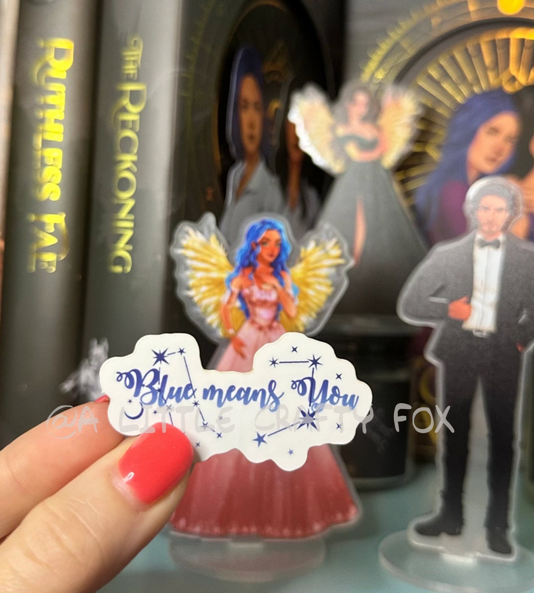 Blue Means You Officially Licensed Zodiac Academy Inspired Sticker - Etsy