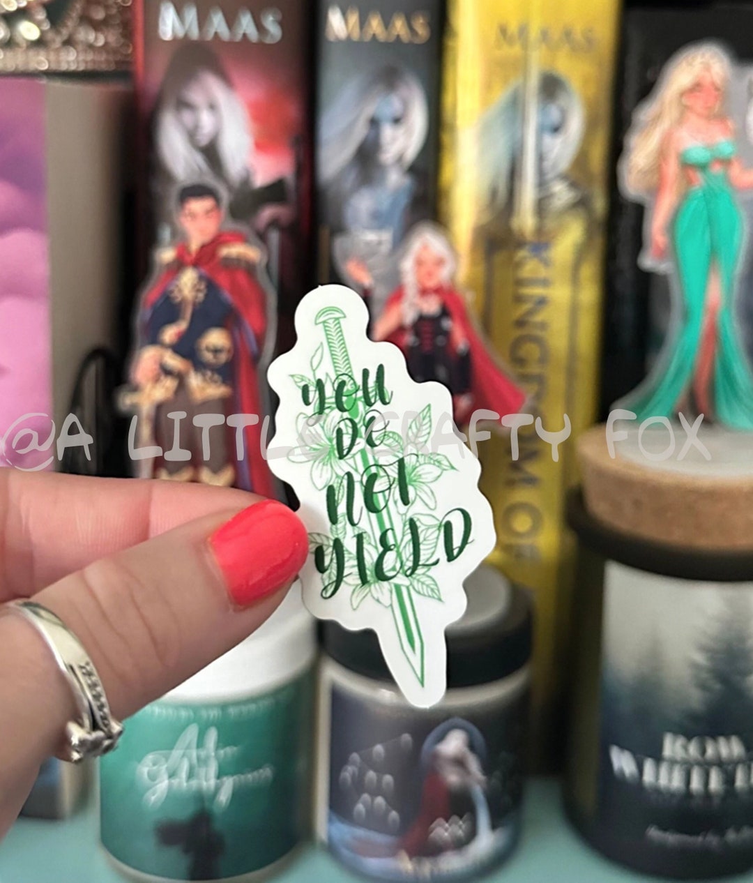 You Do Not Yield Officially Licensed Throne of Glass Inspired Sticker ...