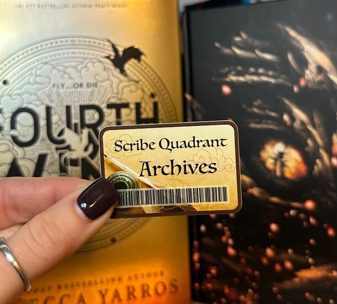 Scribe Quadrant Archives Library Card OFFICIALLY LICENSED - Etsy