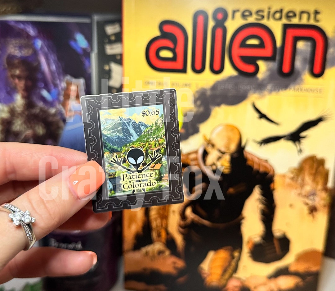 Patience Colorado Stamp Resident Alien Inspired Sticker - Etsy