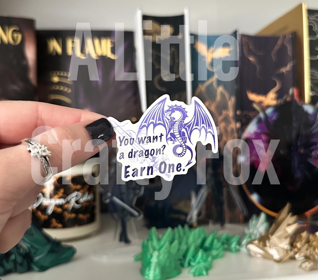 Earn A Dragon Xaden Riorson Fourth Wing Inspired OFFICIALLY LICENSED ...