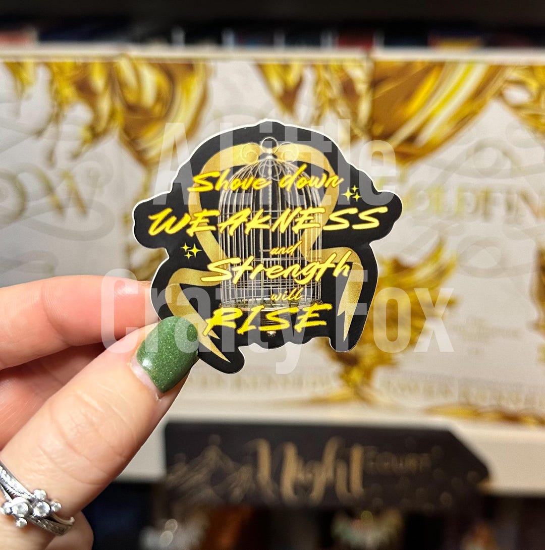 Strength Will Rise: Plated Prisoner Series Inspired Sticker - Etsy