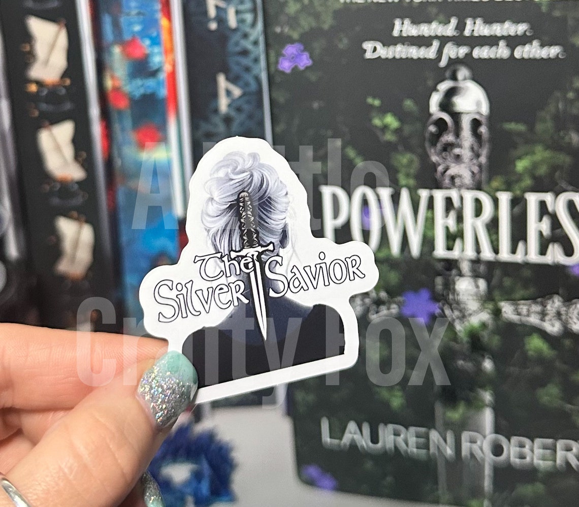 The Silver Savior Powerless Inspired Sticker - Etsy