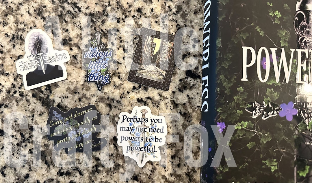 Collection of 5 Powerless Inspired Stickers | Powerless Sticker Pack ...