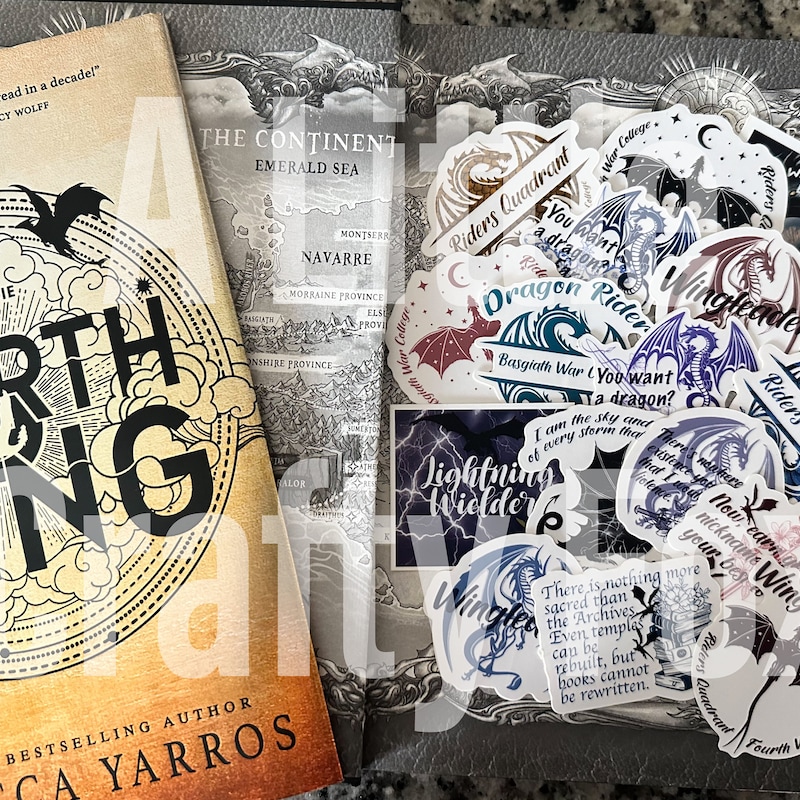 Fourth Wing Stickers - Etsy