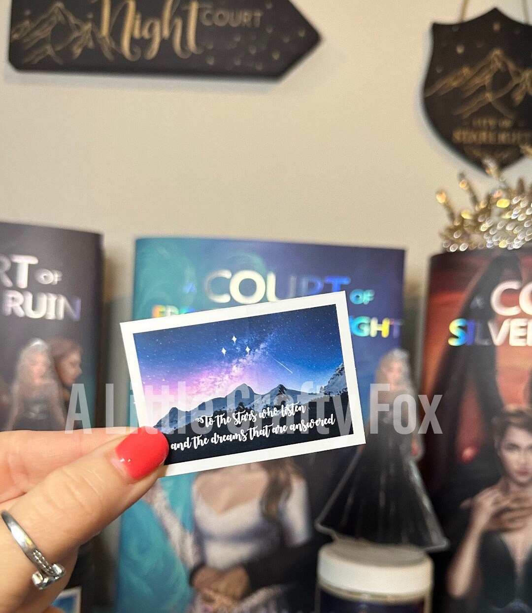 To the Stars Who Listen ACOTAR Officially Licensed Sticker - Etsy