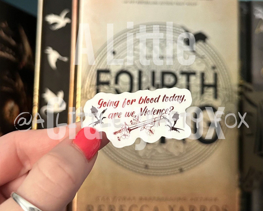 Going for Blood Officially Licensed Fourth Wing Inspired Sticker - Etsy