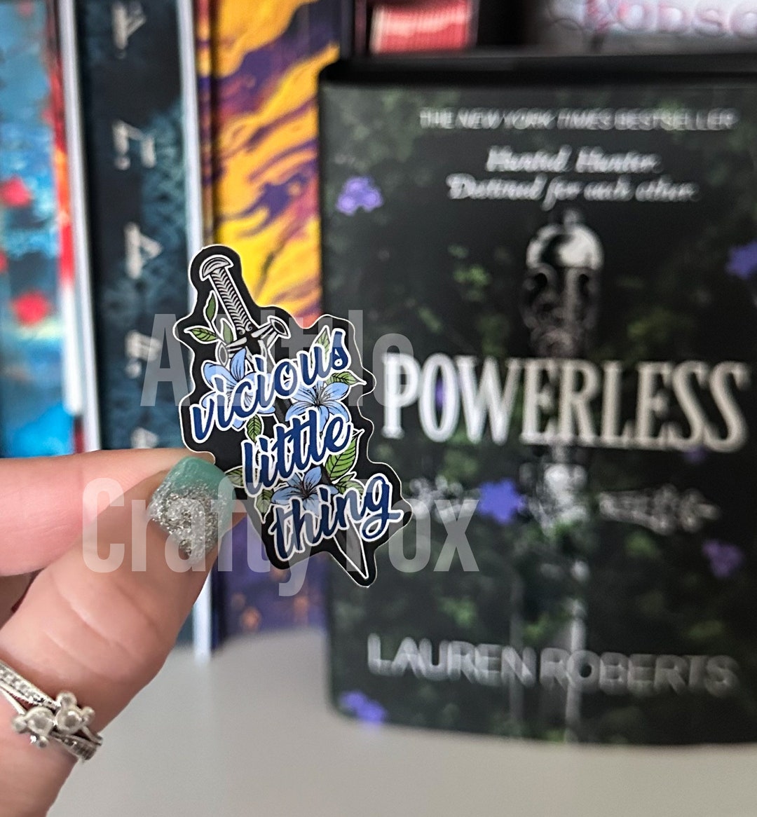 Vicious Little Thing Powerless Inspired Sticker | Bookish Sticker ...