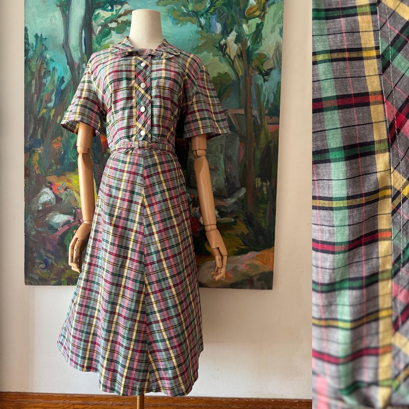 Primary Color Plaid - Etsy