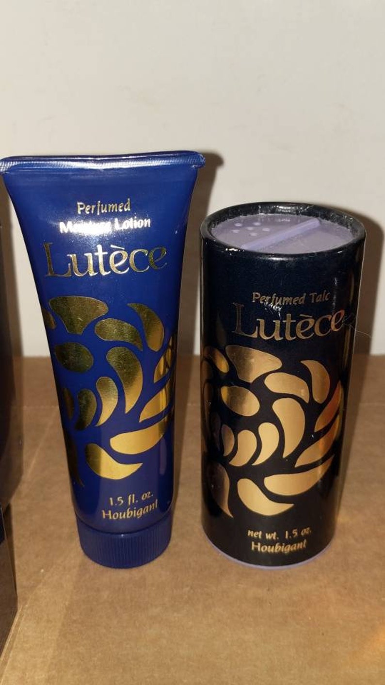 LUTECE by HOUBIGANT Perfumed Powder Talc Soap EDP Spray Lotion Lot Set ...