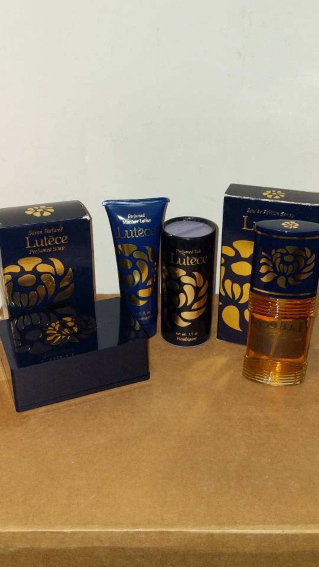 LUTECE by HOUBIGANT Perfumed Powder Talc Soap EDP Spray Lotion Lot Set ...