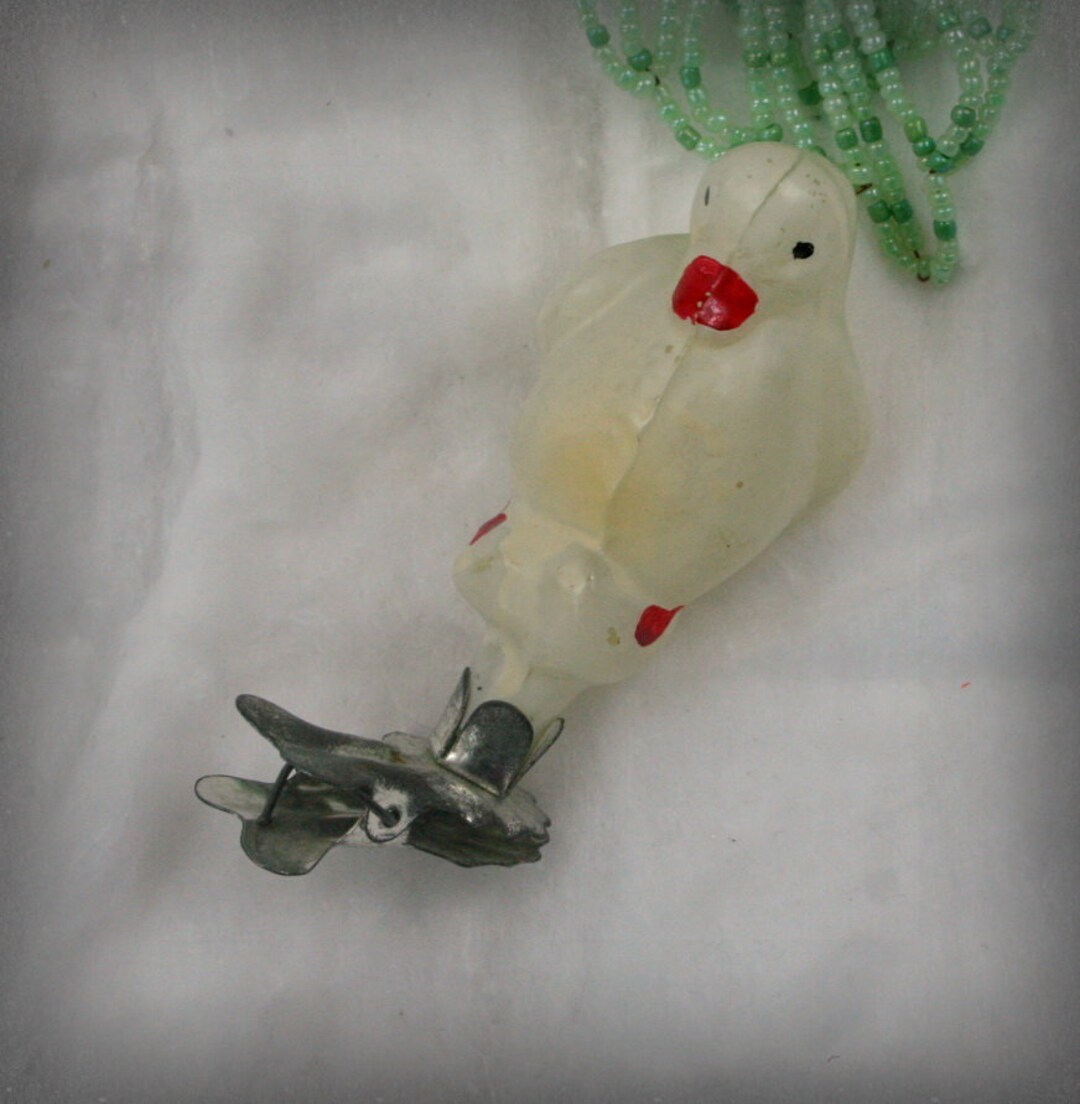 Soviet Vintage Christmas Ornament Duck Made of Glass in USSR - Etsy