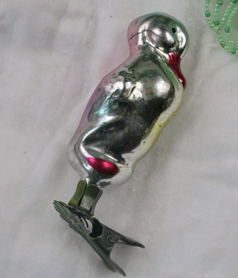 Soviet Vintage Christmas Ornament Duck Made of Glass in USSR - Etsy