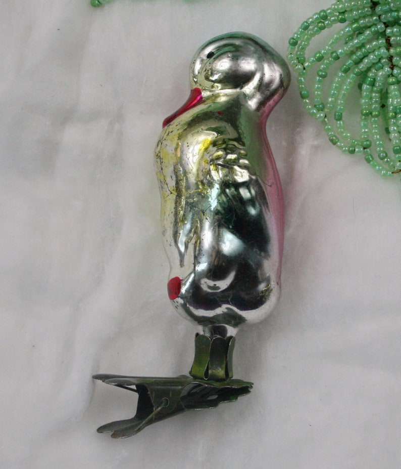 Soviet Vintage Christmas Ornament Duck Made of Glass in USSR - Etsy