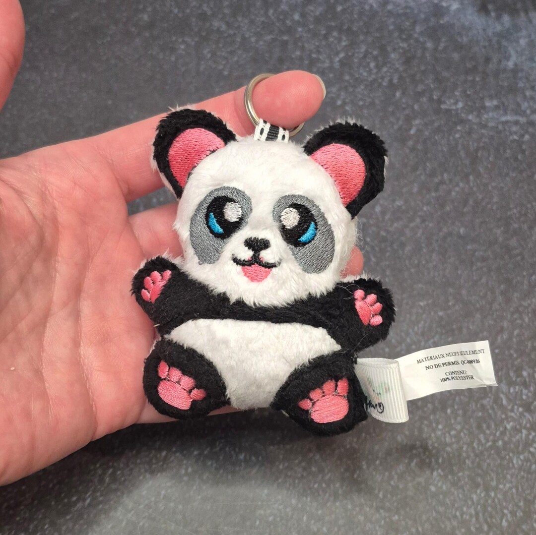 Key Ring Smiling Panda - Etsy