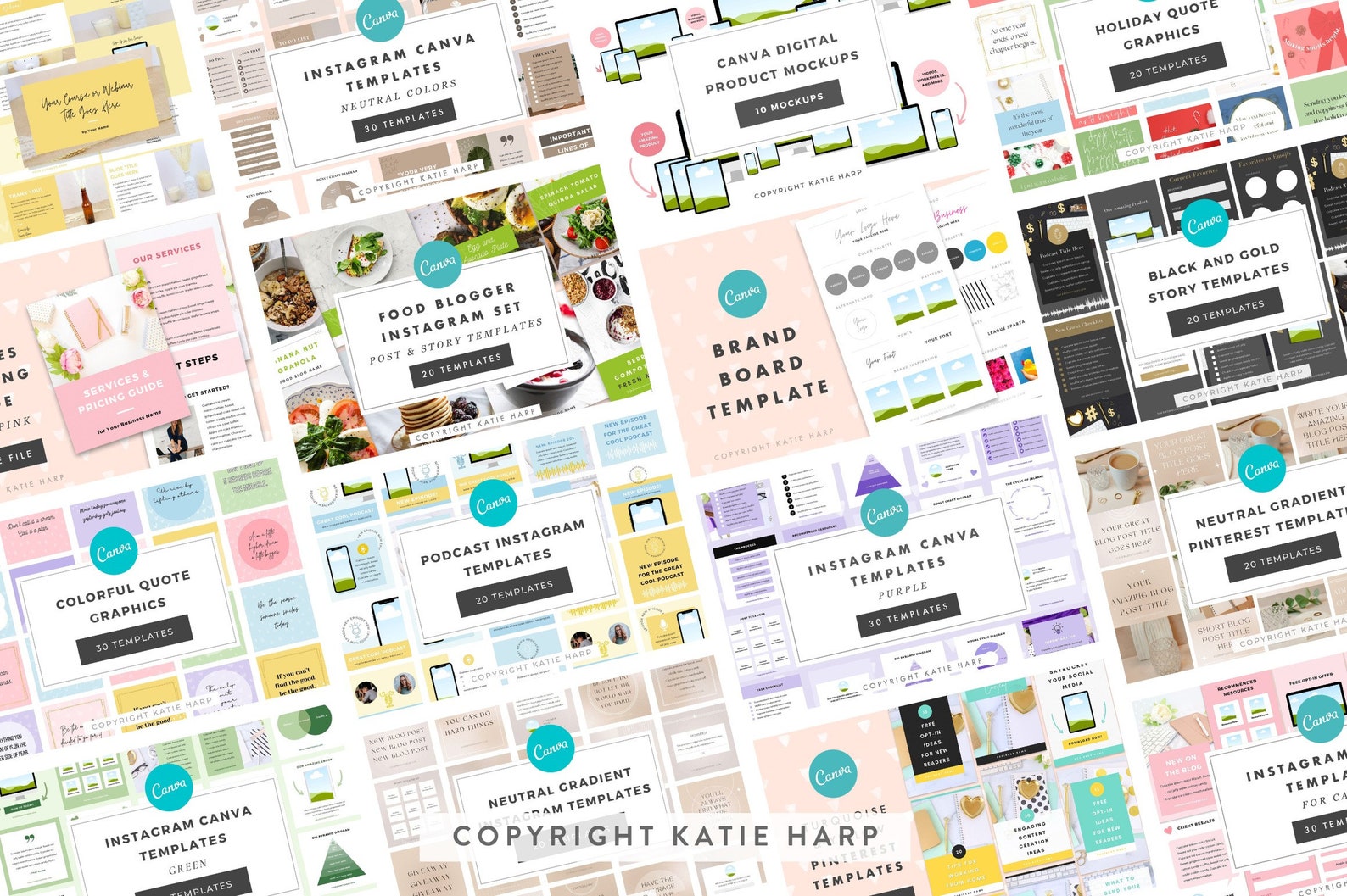 800+ Design Template Bundle | Canva Template Bundle | Social Media ...