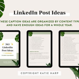 365 Linkedin Post Ideas | Linkedin Caption Ideas for One Year | Social ...