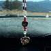 HEART red & Pearl Car Accessories Rear View Mirror Car Charm - Etsy