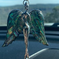 ANGELS (choose-color With Crystal) Car Accessories Rear View Mirror ...