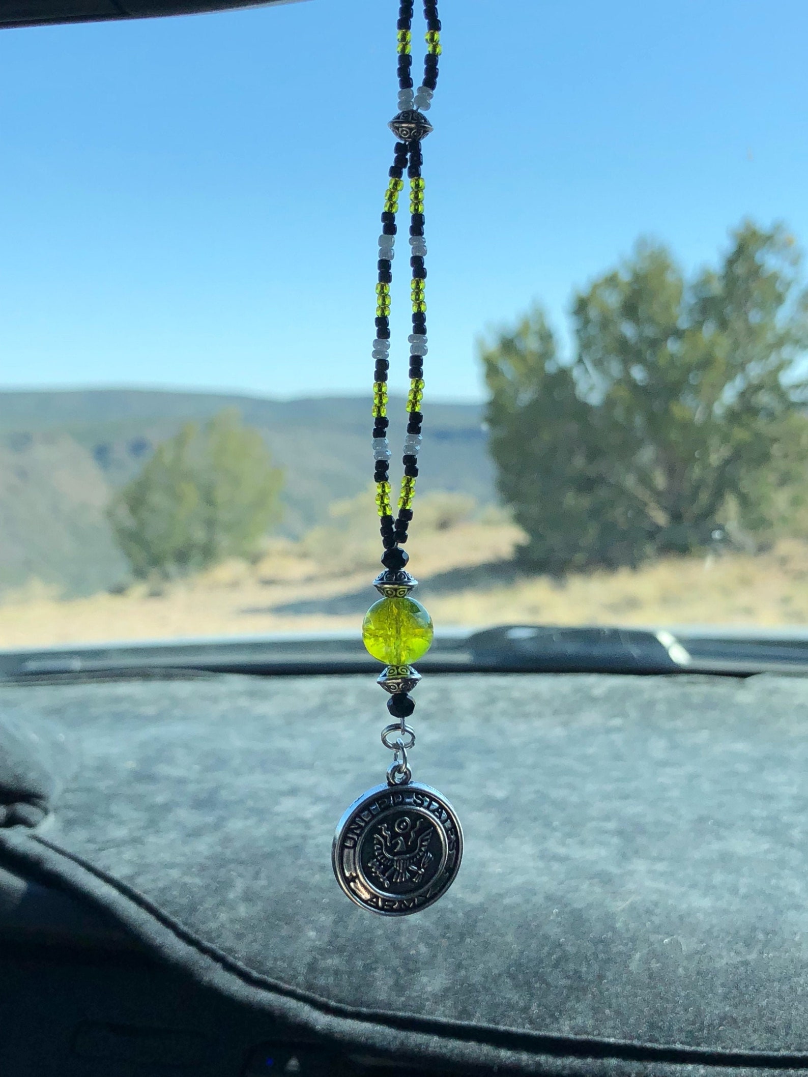 US ARMY Car Accessories Rear View Mirror Car Charm | Etsy