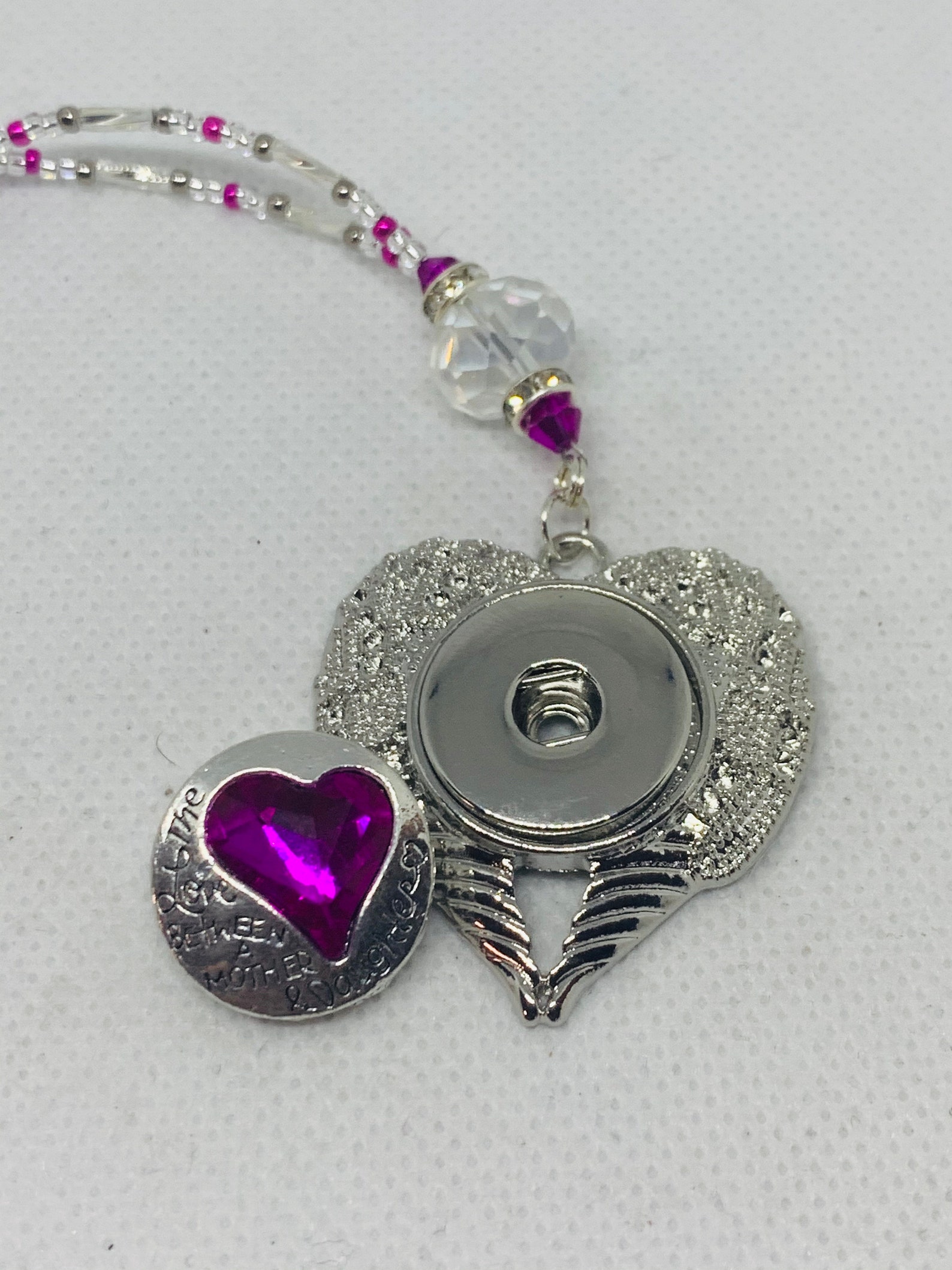 ANGEL Wings With Interchangeable Snap Button dark | Etsy