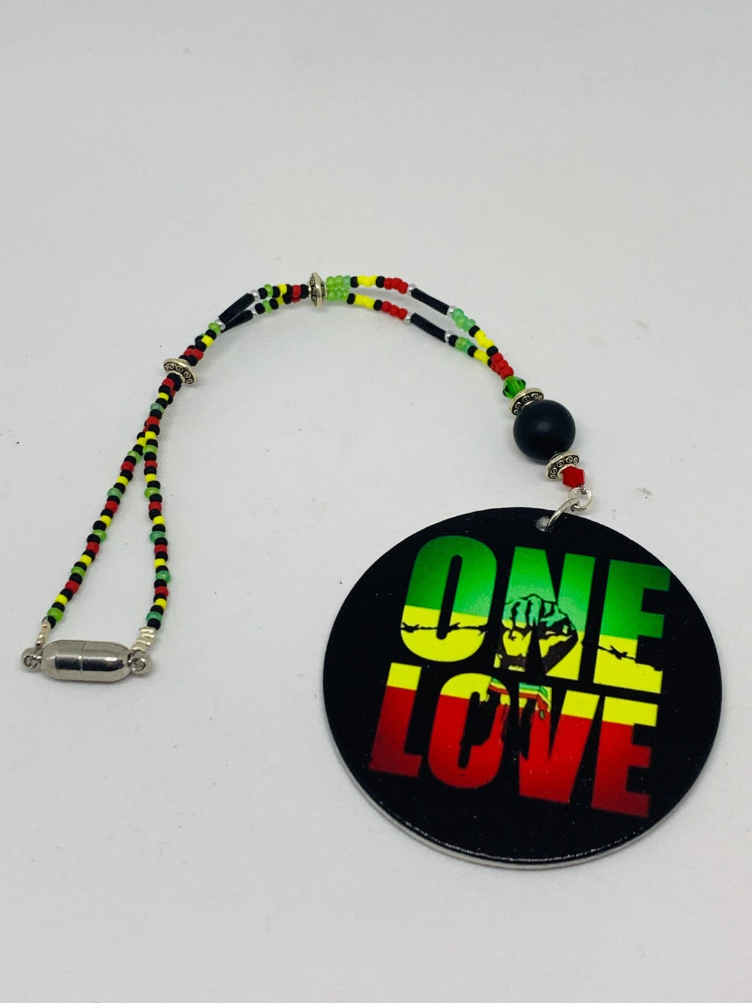 ONE LOVE doppelseitig Auto Charm, Auto Zubehör Rückspiegel Dekoration ...