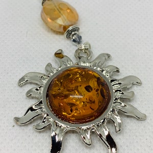 BEAUTIFUL GEM SUN (silver Sun With Golds-crystal) Car Accessories Rear ...