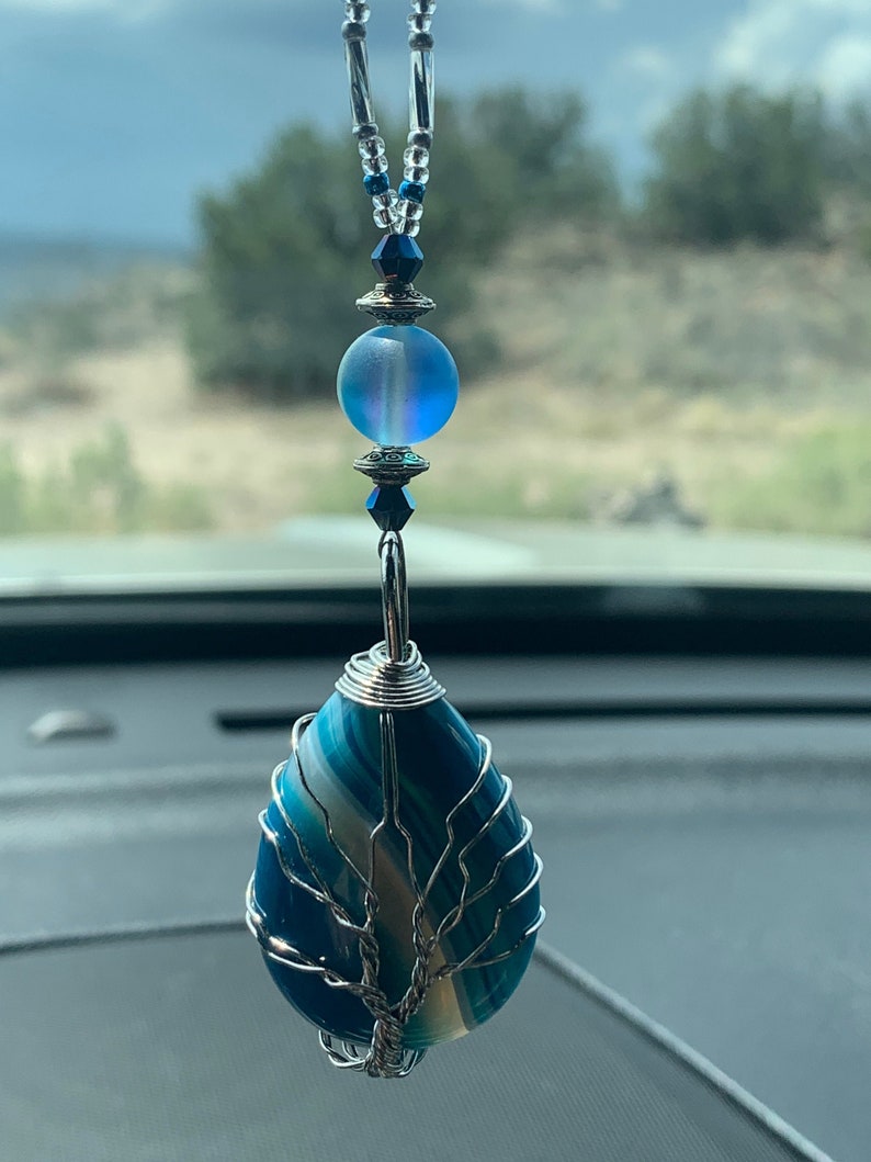 TREE OF LIFE Car Charm Car Accessories Rear View Mirror - Etsy