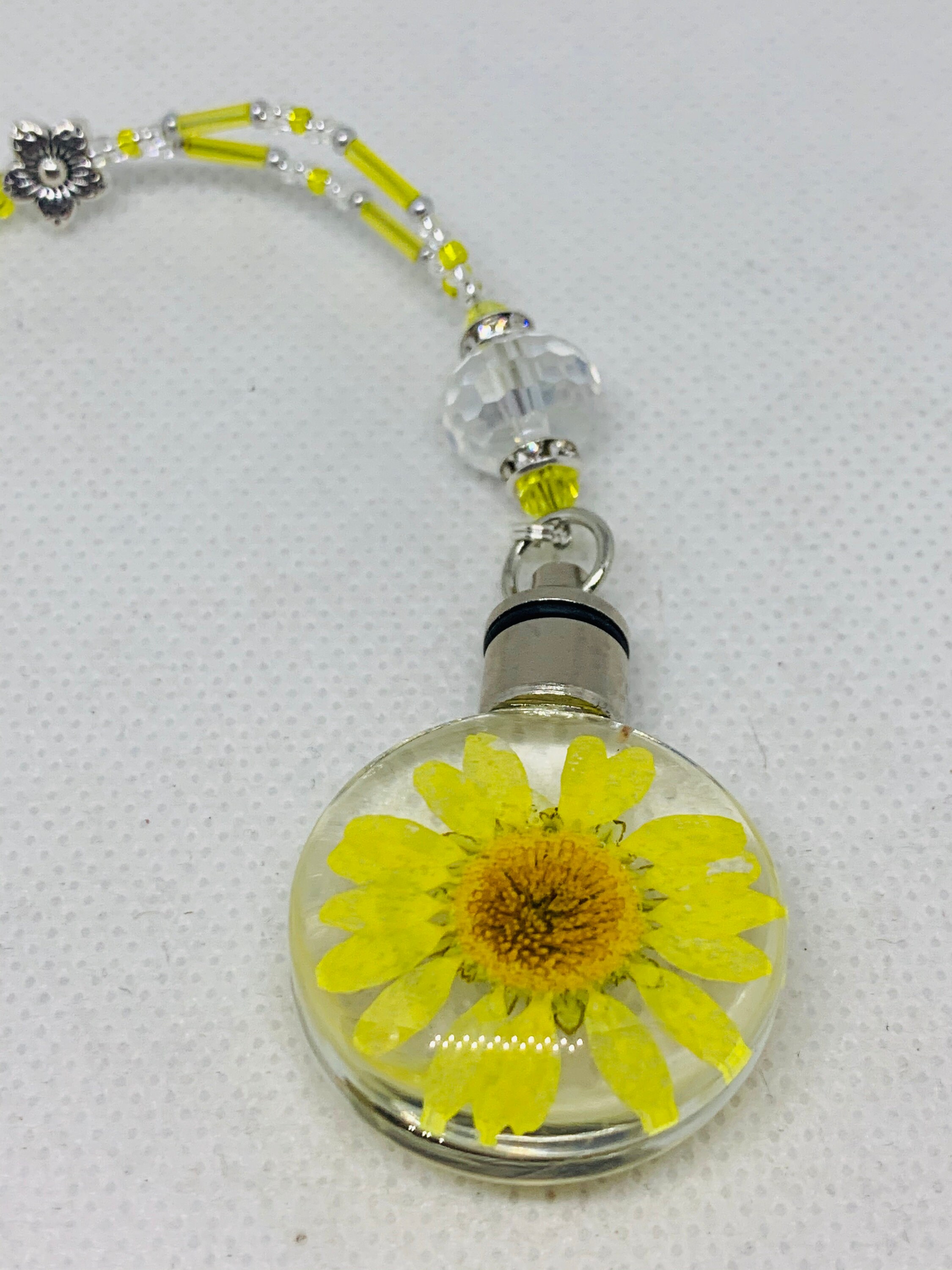 CRYSTAL Round DAISY FLOWER Changing Colors Crystal Infused | Etsy