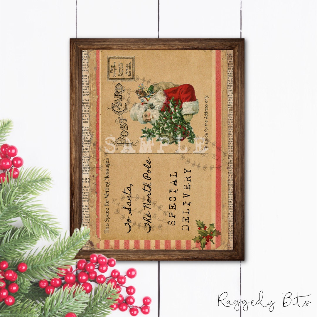 Vintage Letter to Santa Printable - Etsy