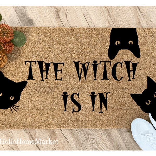 Witch Doormat - Etsy